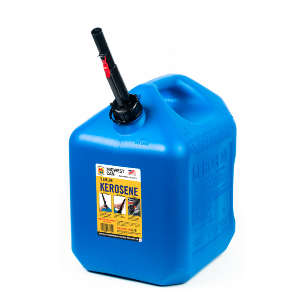 Midwest Can 7610 5 Gallon Kerosene Can - 2 PACK – DiscountCentralOnline