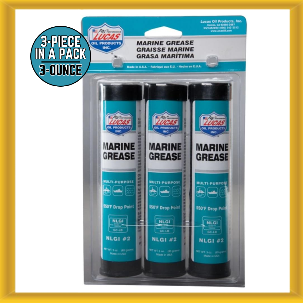 Lucas Oil 10682 Multi-purpose Marine Grease 3-Ounce 3-Piece in 1 Pack ...