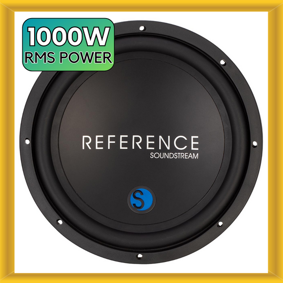 Soundstream Reserve 12 Inch Subwoofer 1000W RMS 2000W Max Dual 4 Ohm V ...